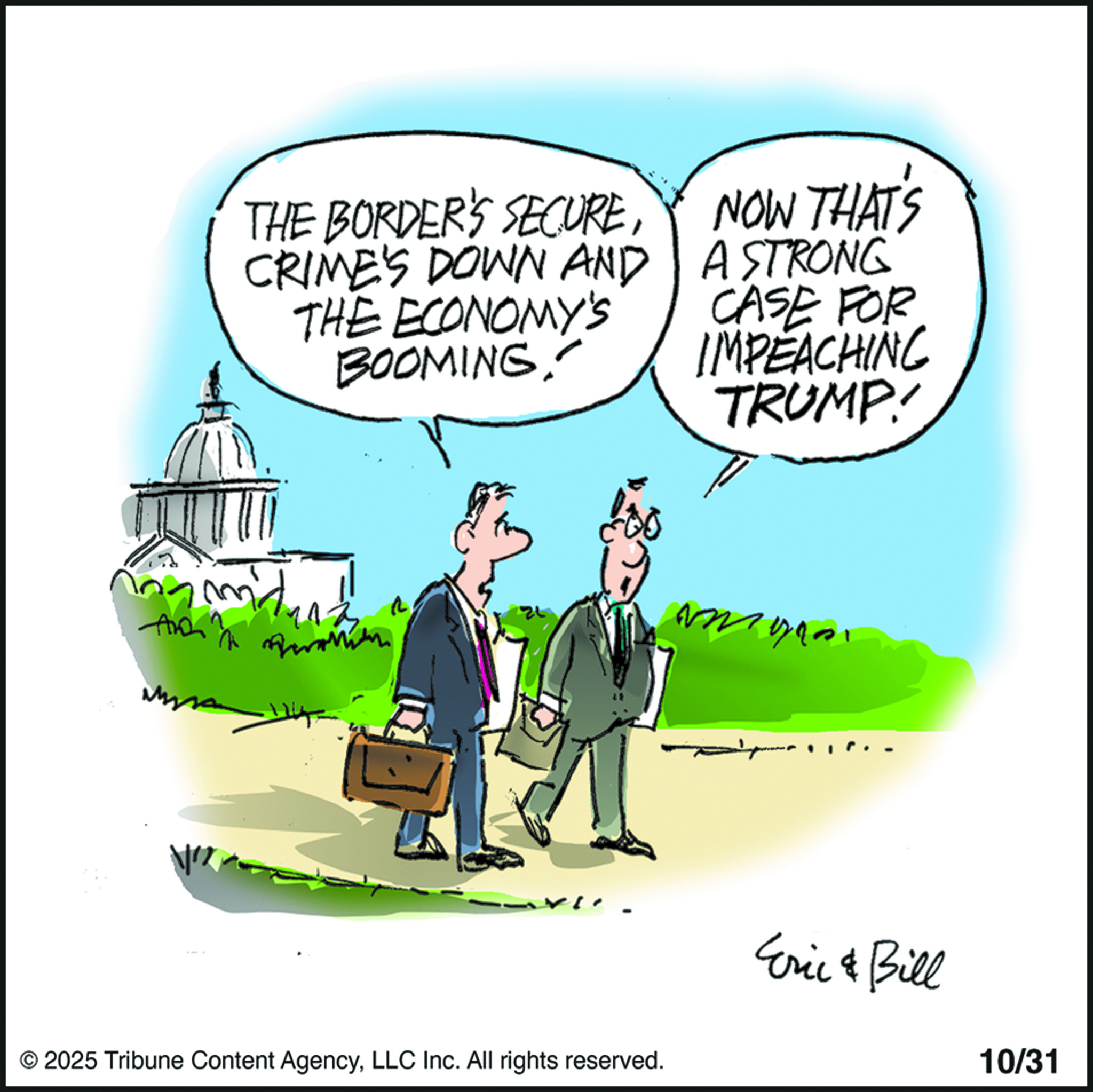 Bottom Liners Comic Strip 2025-10-31 | Comics Kingdom
