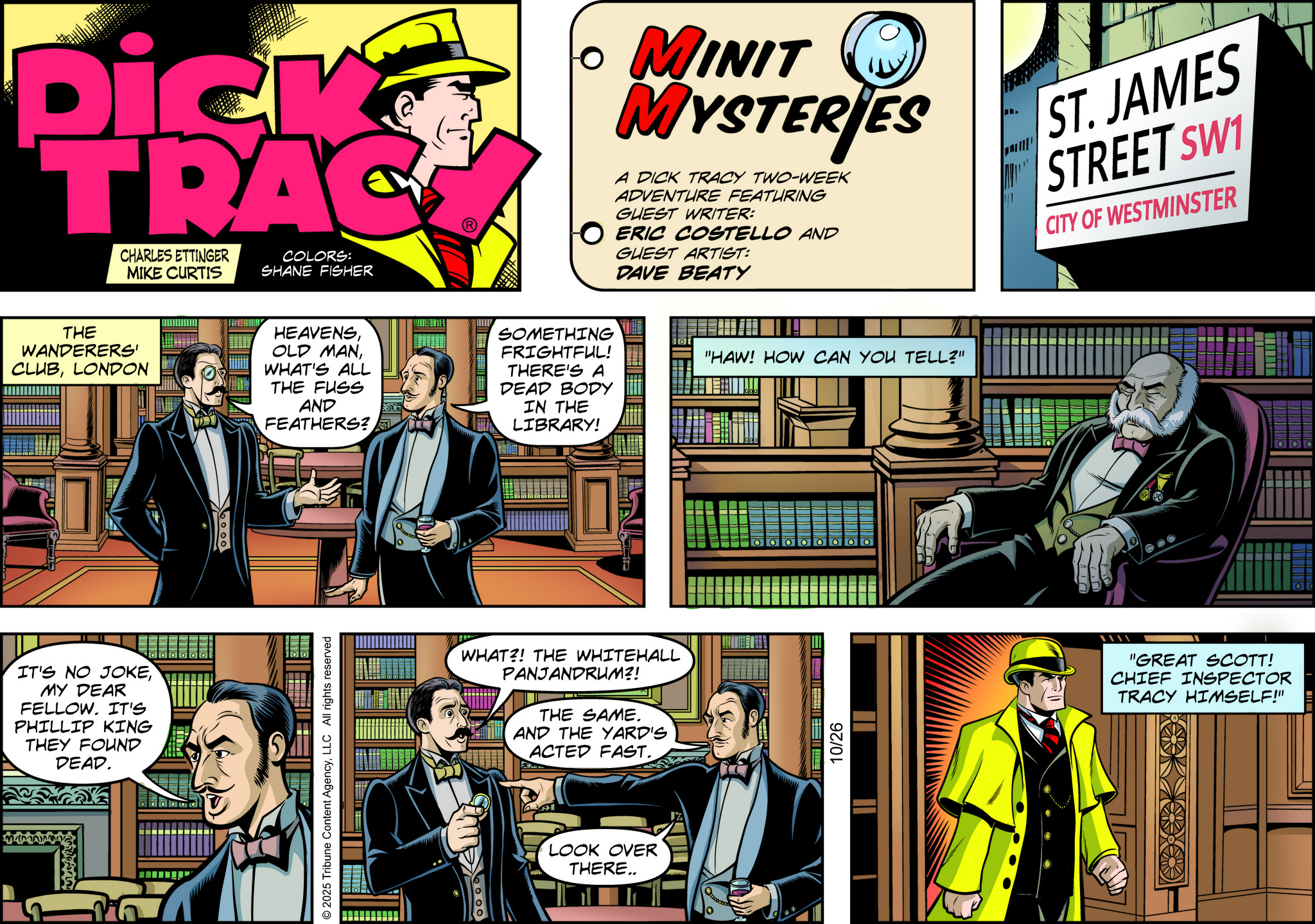 Dick Tracy Comic Strip 2025-10-26 | Comics Kingdom