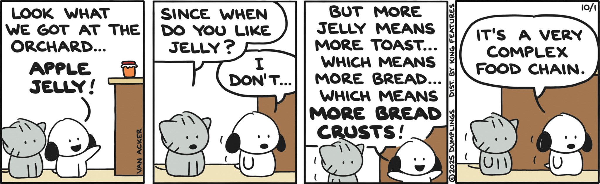 Dumplings Comic Strip 2025-10-01 | Comics Kingdom