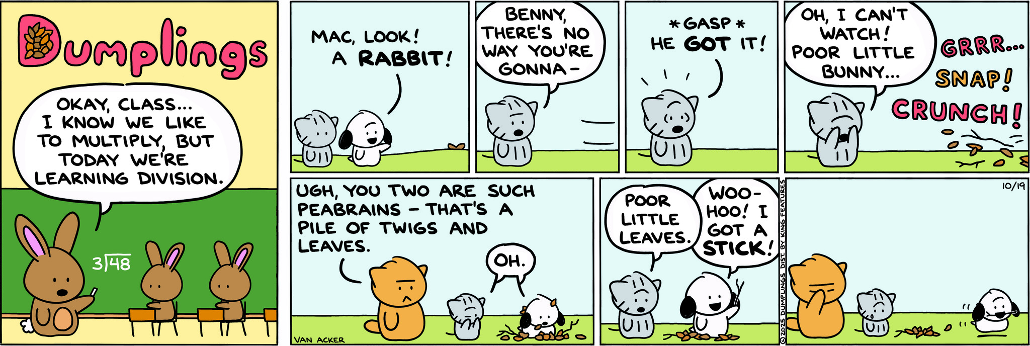 Dumplings Comic Strip 2025-10-19 | Comics Kingdom