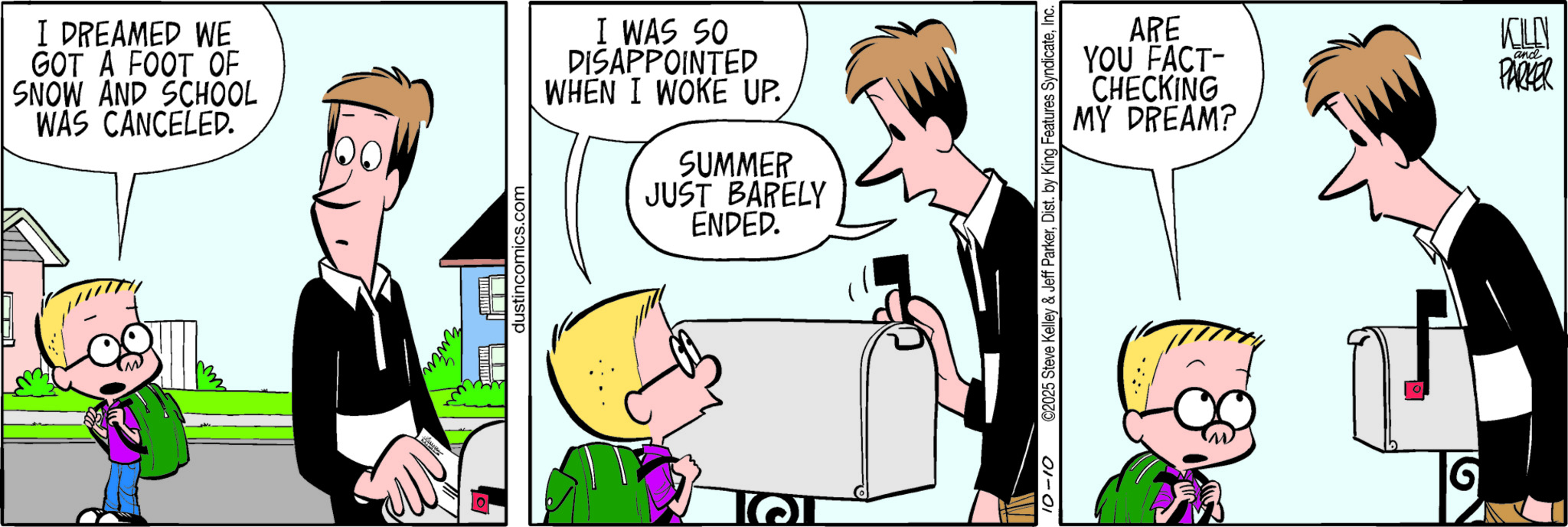 Dustin Comic Strip 2025-10-10 | Comics Kingdom