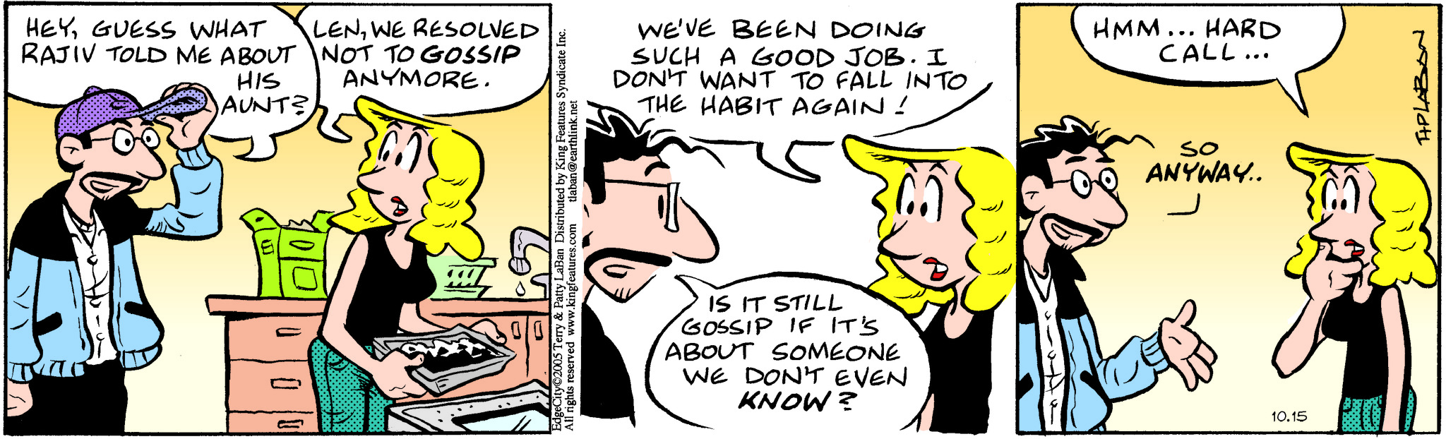 Edge City Comic Strip 2025-10-18 | Comics Kingdom