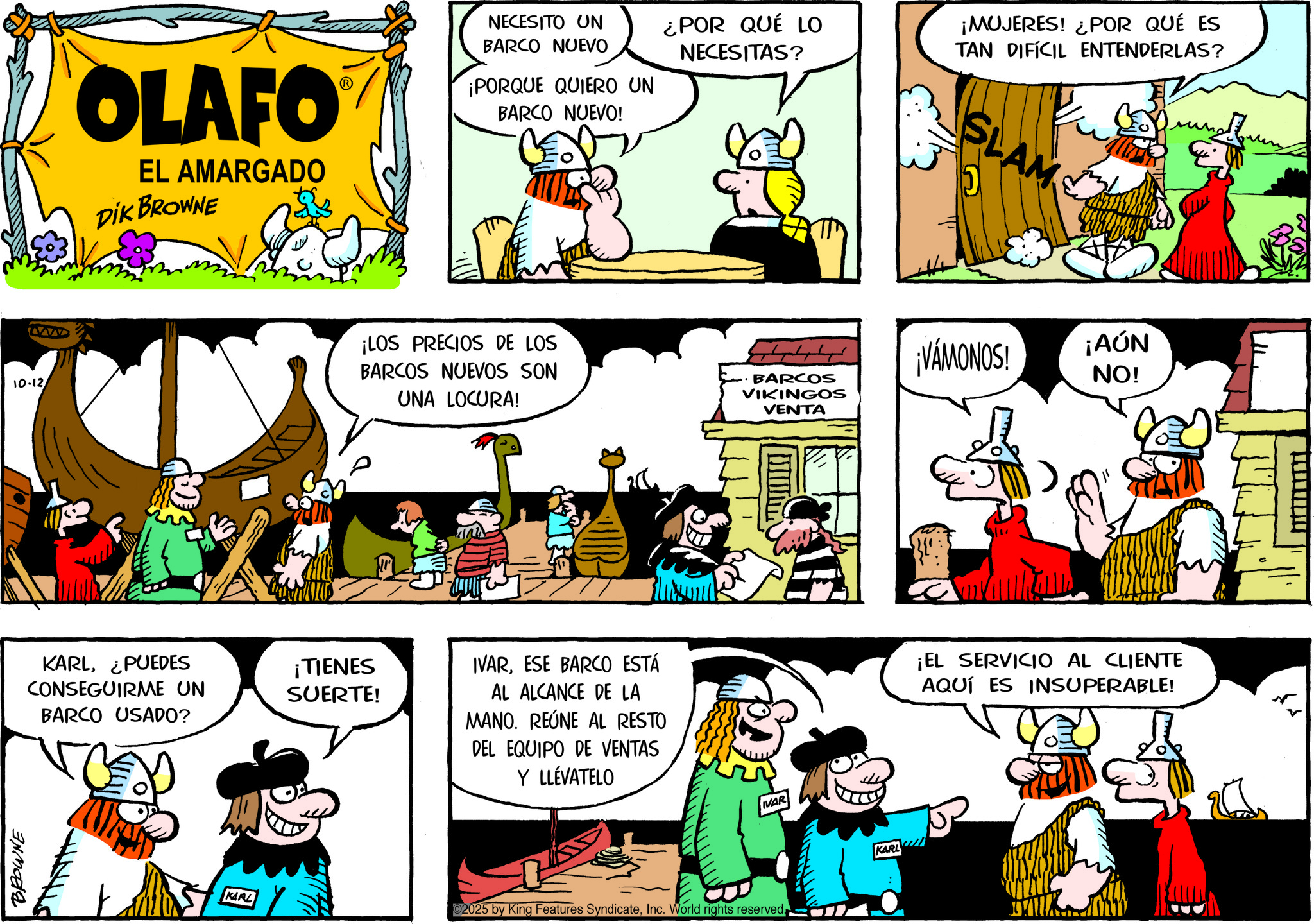 Hagar The Horrible Comic Strip 2025-10-12 | Comics Kingdom