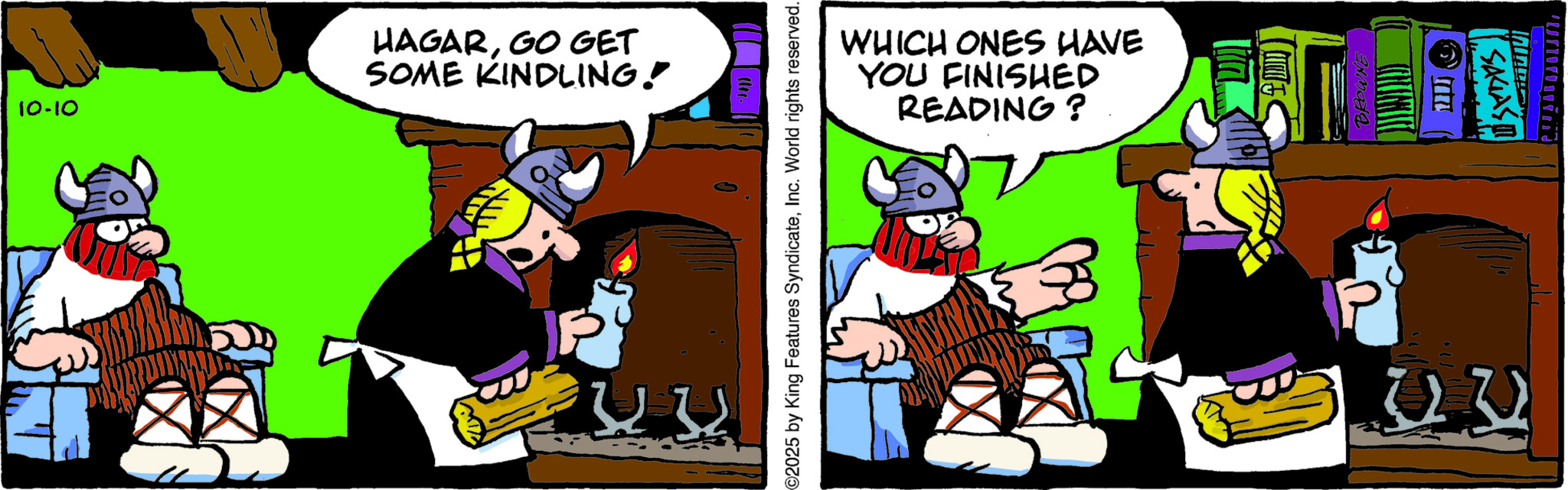 Hagar The Horrible Comic Strip 2025-10-10 | Comics Kingdom
