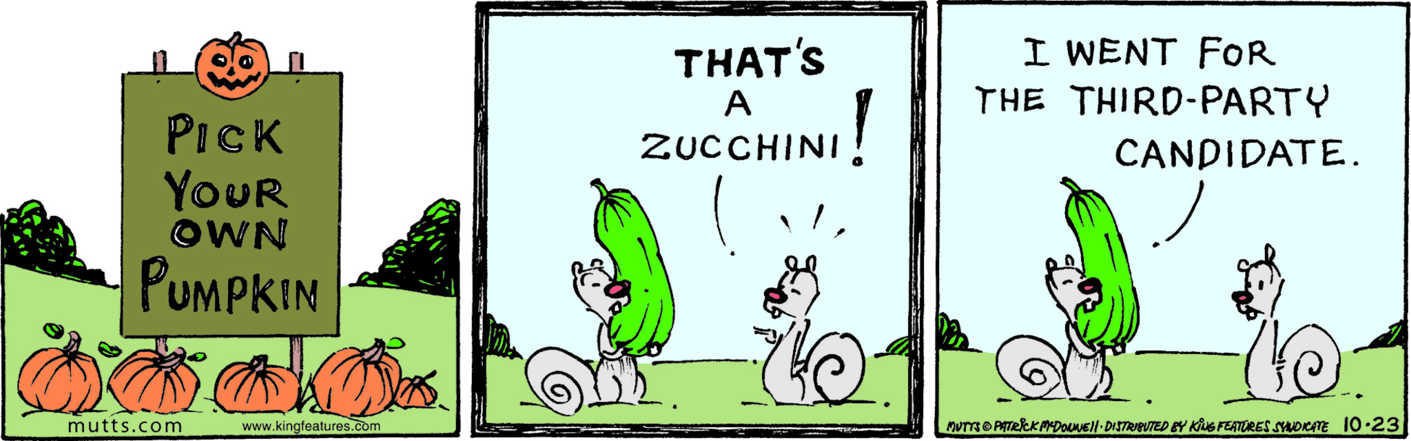 Mutts Comic Strip 2025-10-23 | Comics Kingdom