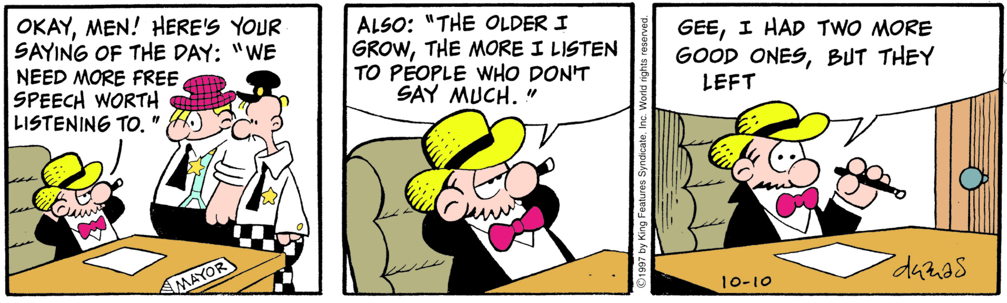 Sam And Silo Comic Strip 2025-10-10 | Comics Kingdom