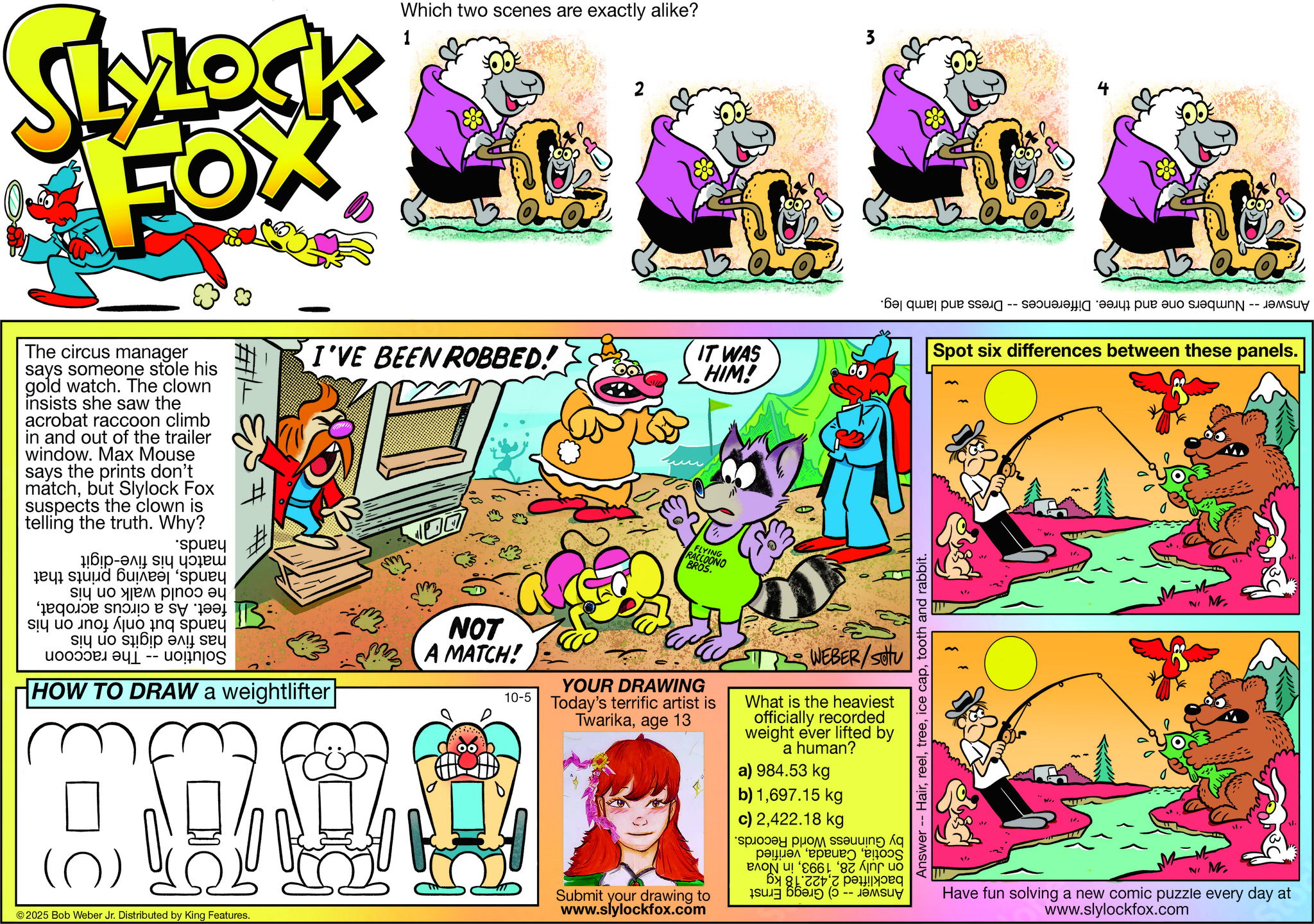 Slylock Fox Comic Strip 2025-10-05 | Comics Kingdom