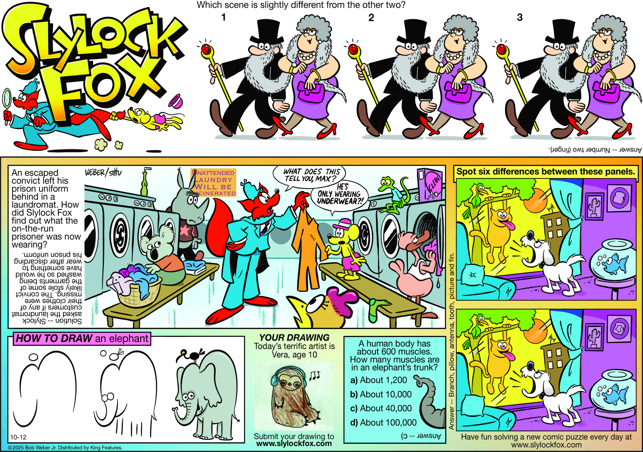 Slylock Fox Comic Strip 2025-10-12 | Comics Kingdom