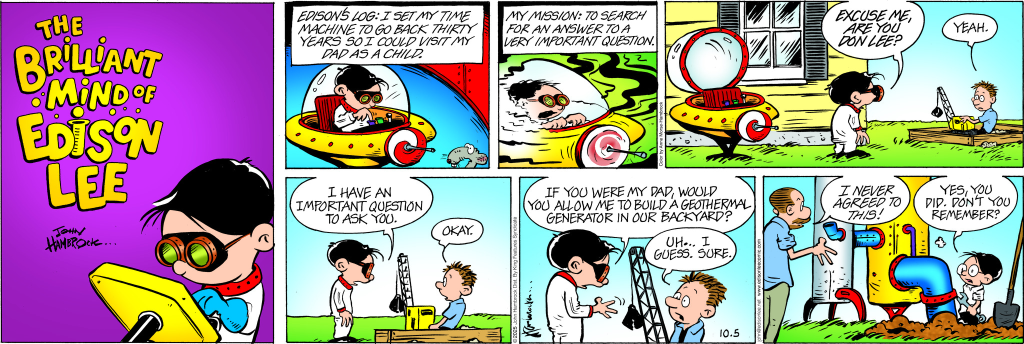 The Brilliant Mind Of Edison Lee Comic Strip 2025-10-05 | Comics Kingdom