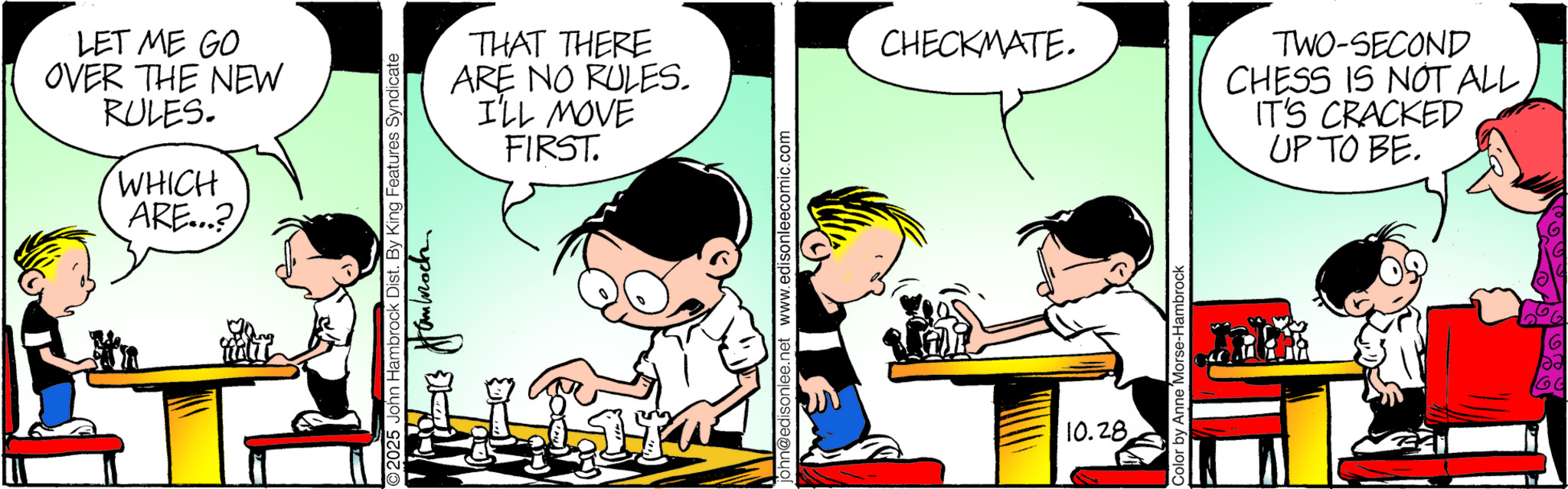 The Brilliant Mind Of Edison Lee Comic Strip 2025-10-28 | Comics Kingdom