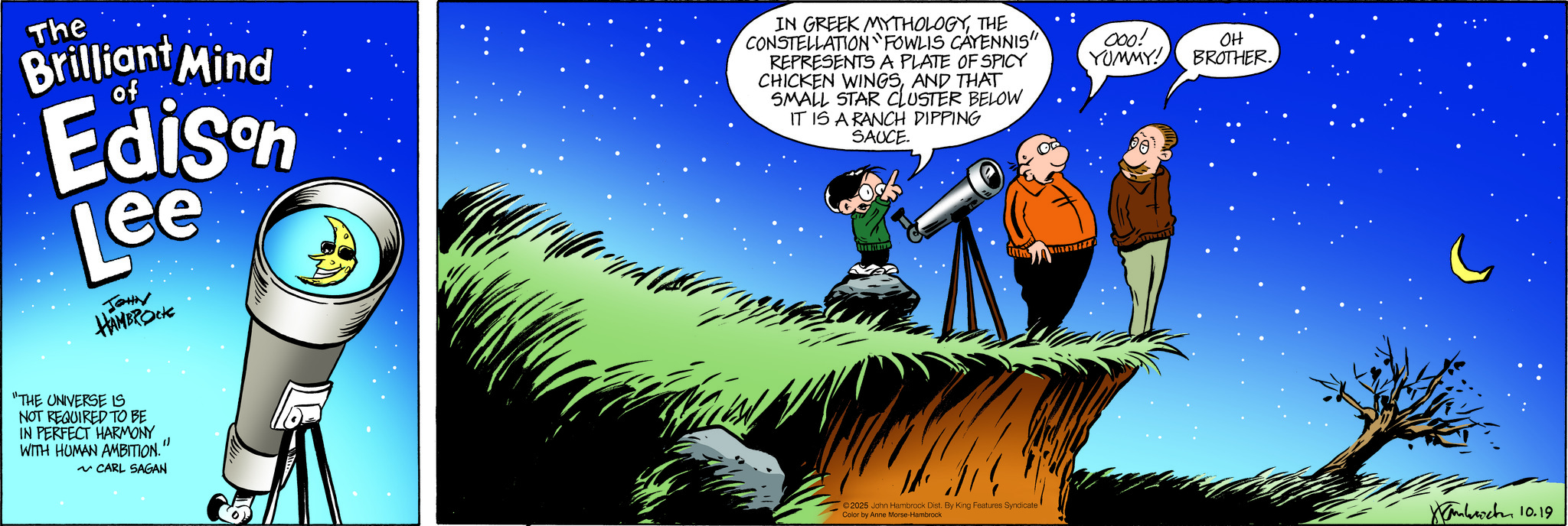 The Brilliant Mind Of Edison Lee Comic Strip 2025-10-19 | Comics Kingdom
