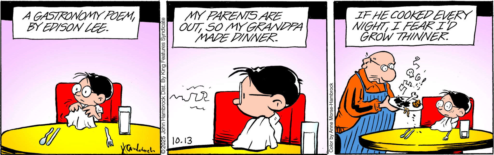 The Brilliant Mind Of Edison Lee Comic Strip 2025-10-13 | Comics Kingdom