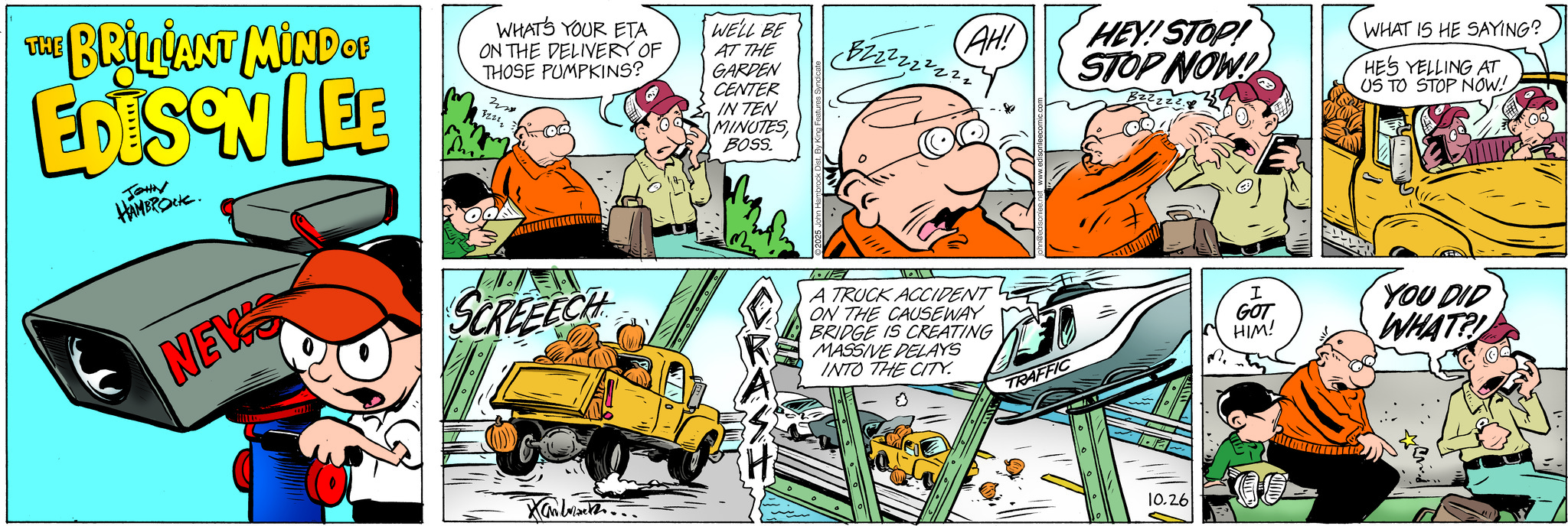 The Brilliant Mind Of Edison Lee Comic Strip 2025-10-26 | Comics Kingdom