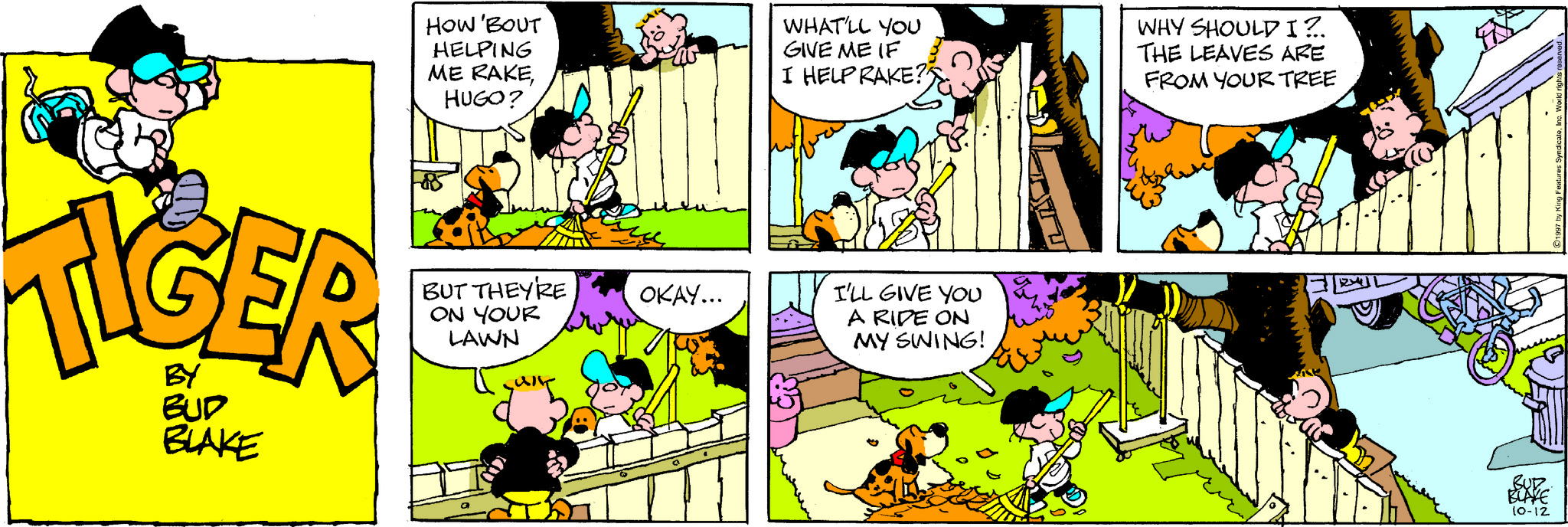 Tiger Comic Strip 2025-10-12 | Comics Kingdom