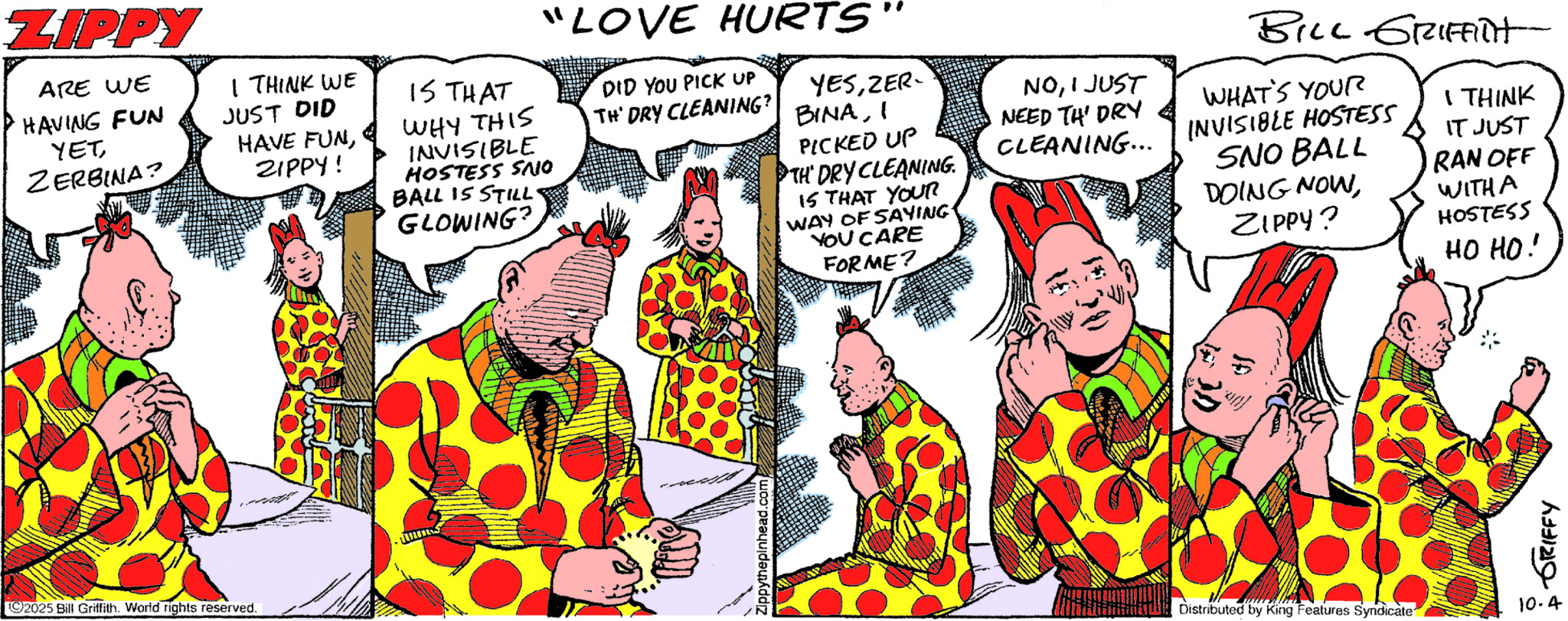 Zippy The Pinhead Comic Strip 2025-10-04 | Comics Kingdom