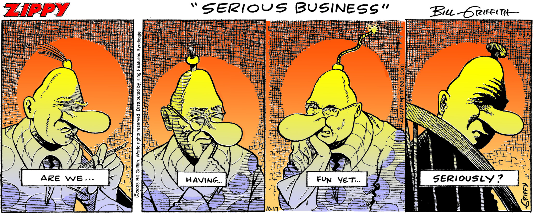 Zippy The Pinhead Comic Strip 2025-10-17 | Comics Kingdom