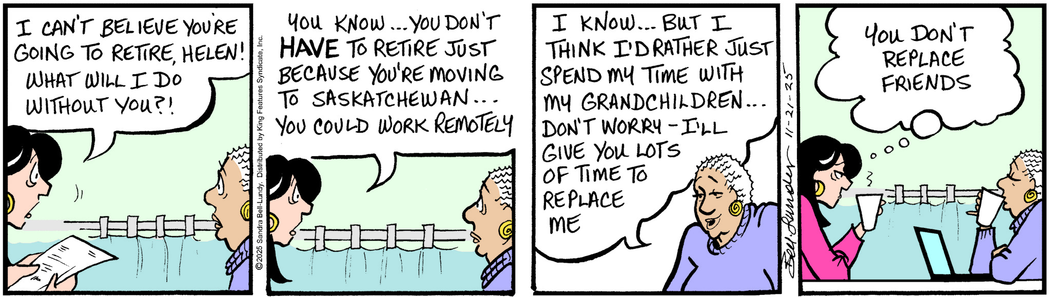 Between Friends Comic Strip 2025-11-21 | Comics Kingdom