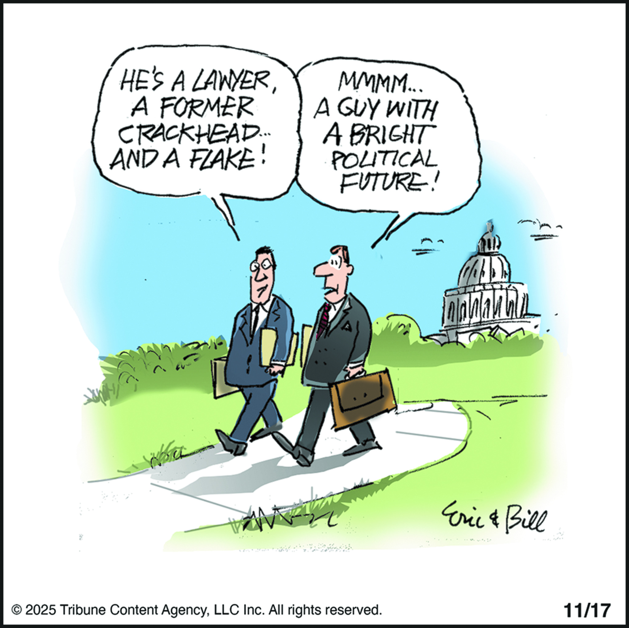 Bottom Liners Comic Strip 2025-11-17 | Comics Kingdom