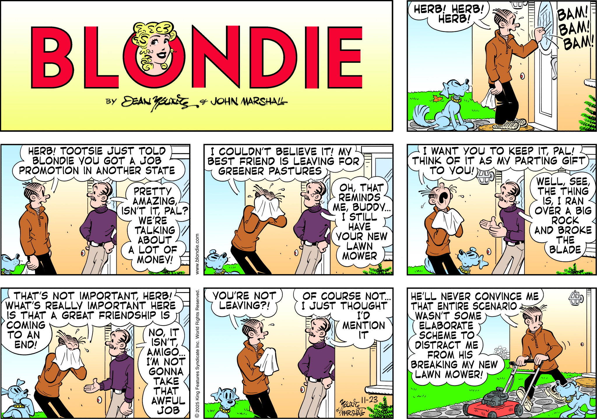 Blondie Comic Strip 2025-11-23 | Comics Kingdom
