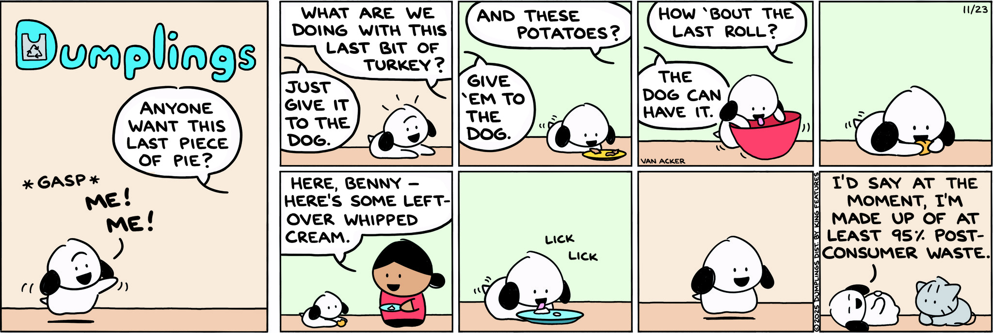 Dumplings Comic Strip 2025-11-23 | Comics Kingdom
