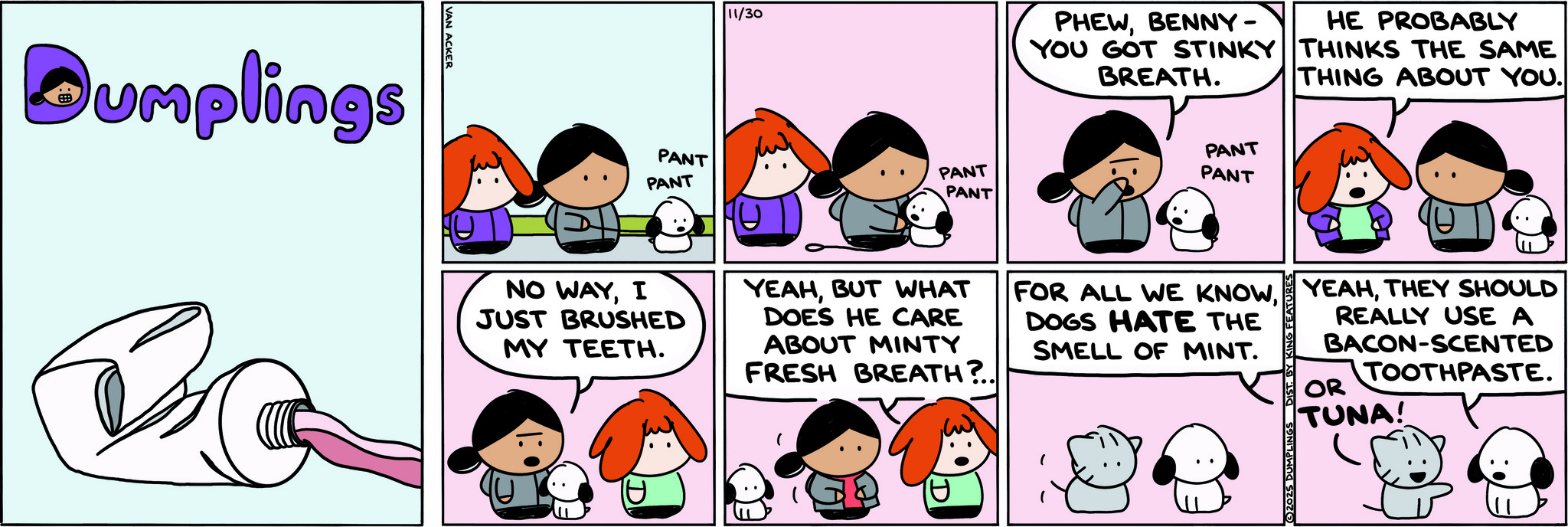 Dumplings Comic Strip 2025-11-30 | Comics Kingdom