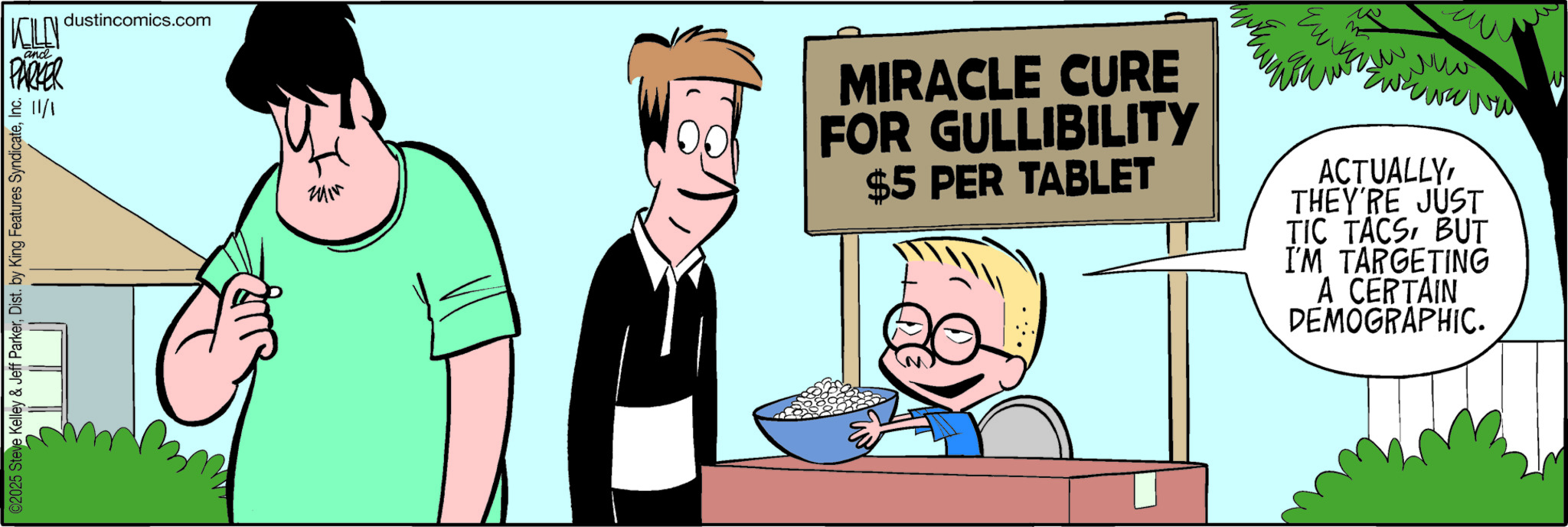 Dustin Comic Strip 2025-11-01 | Comics Kingdom