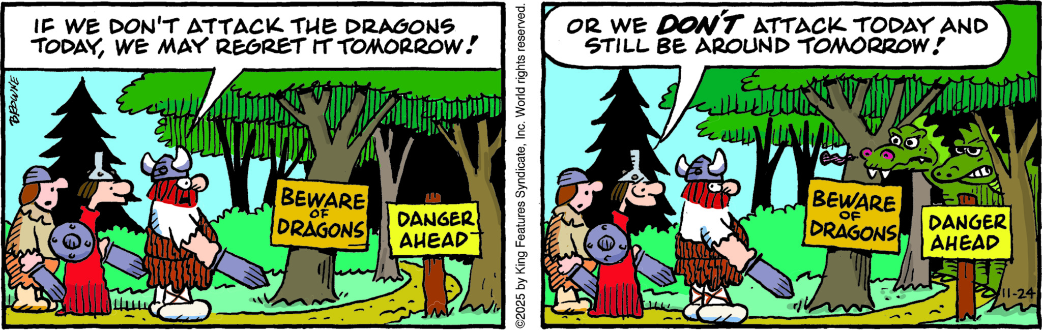Hagar The Horrible Comic Strip 2025-11-24 | Comics Kingdom