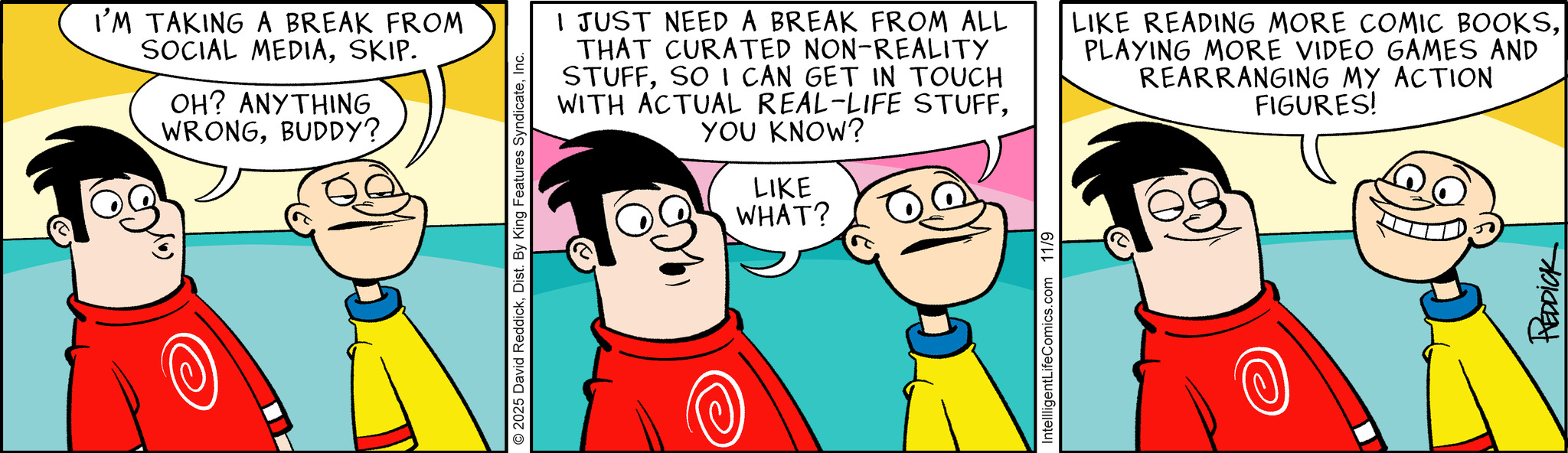 Intelligent Life Comic Strip 2025-11-10 | Comics Kingdom