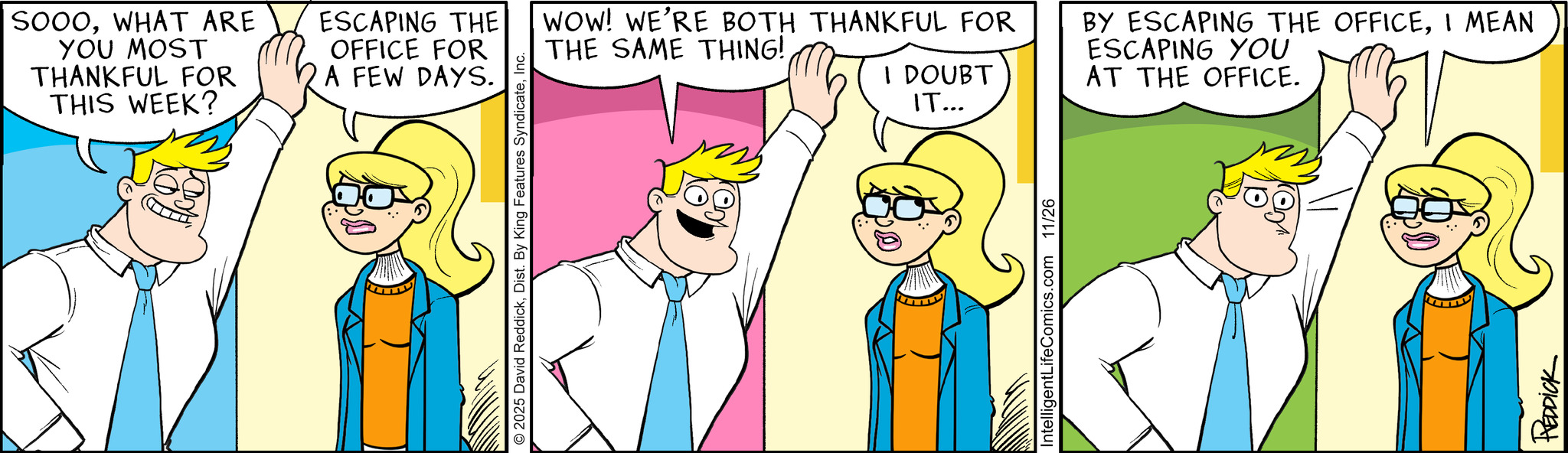 Intelligent Life Comic Strip 2025-11-26 | Comics Kingdom