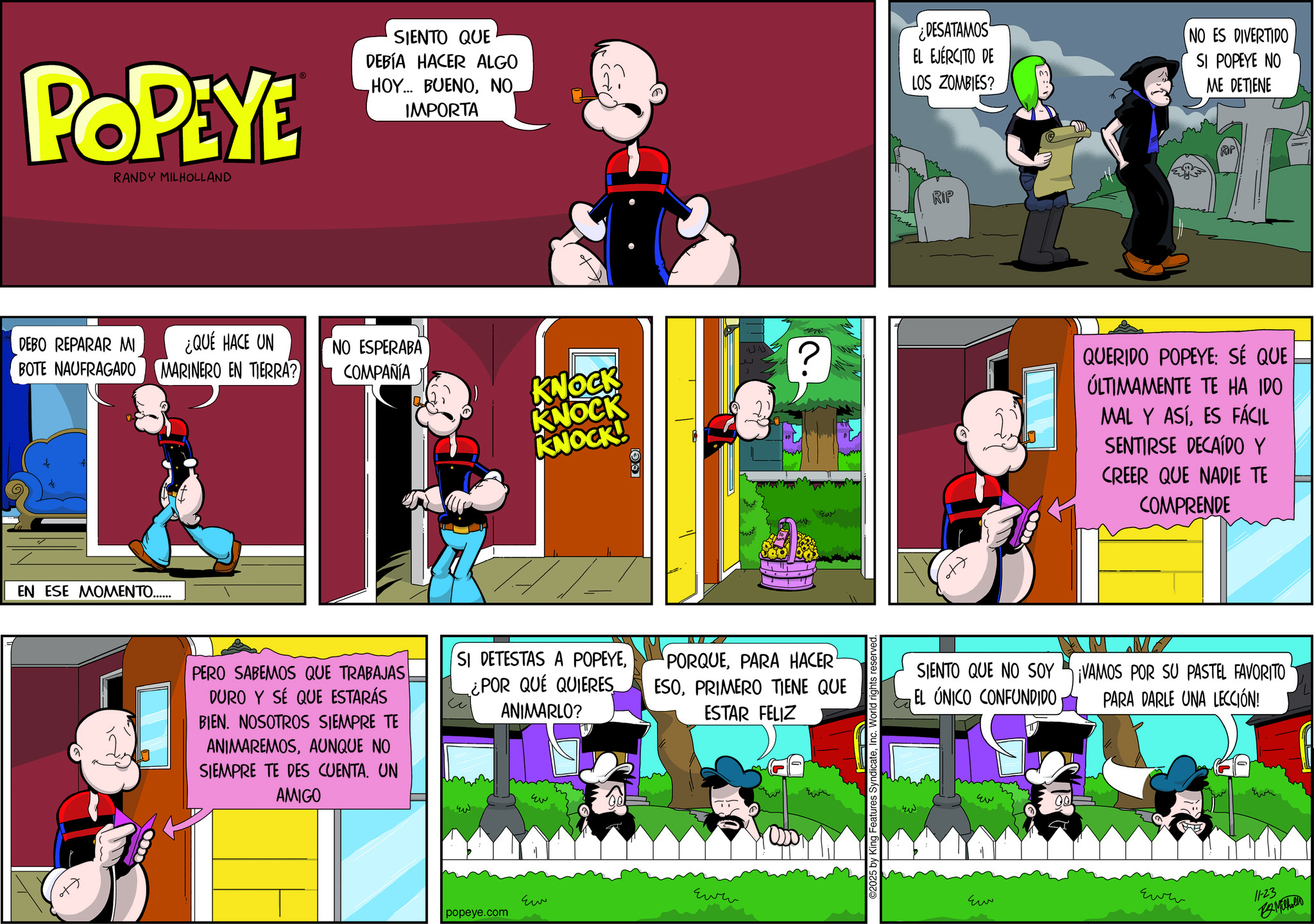 Popeye Comic Strip 2025-11-23 | Comics Kingdom