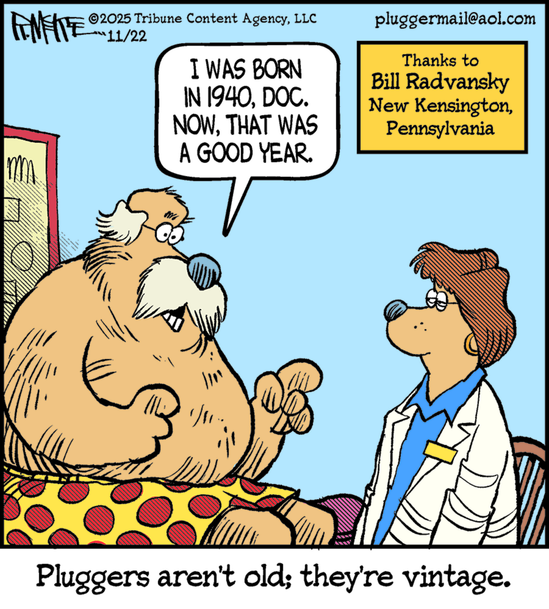 Pluggers Comic Strip 2025-11-22 | Comics Kingdom