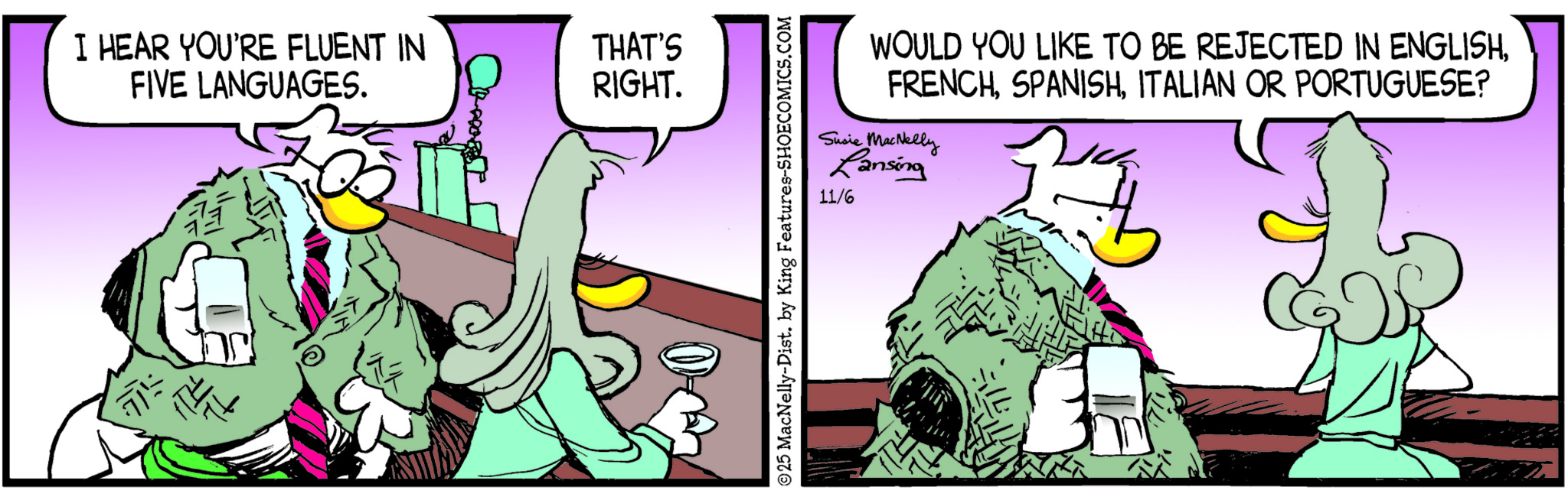 Shoe Comic Strip 2025-11-06 | Comics Kingdom