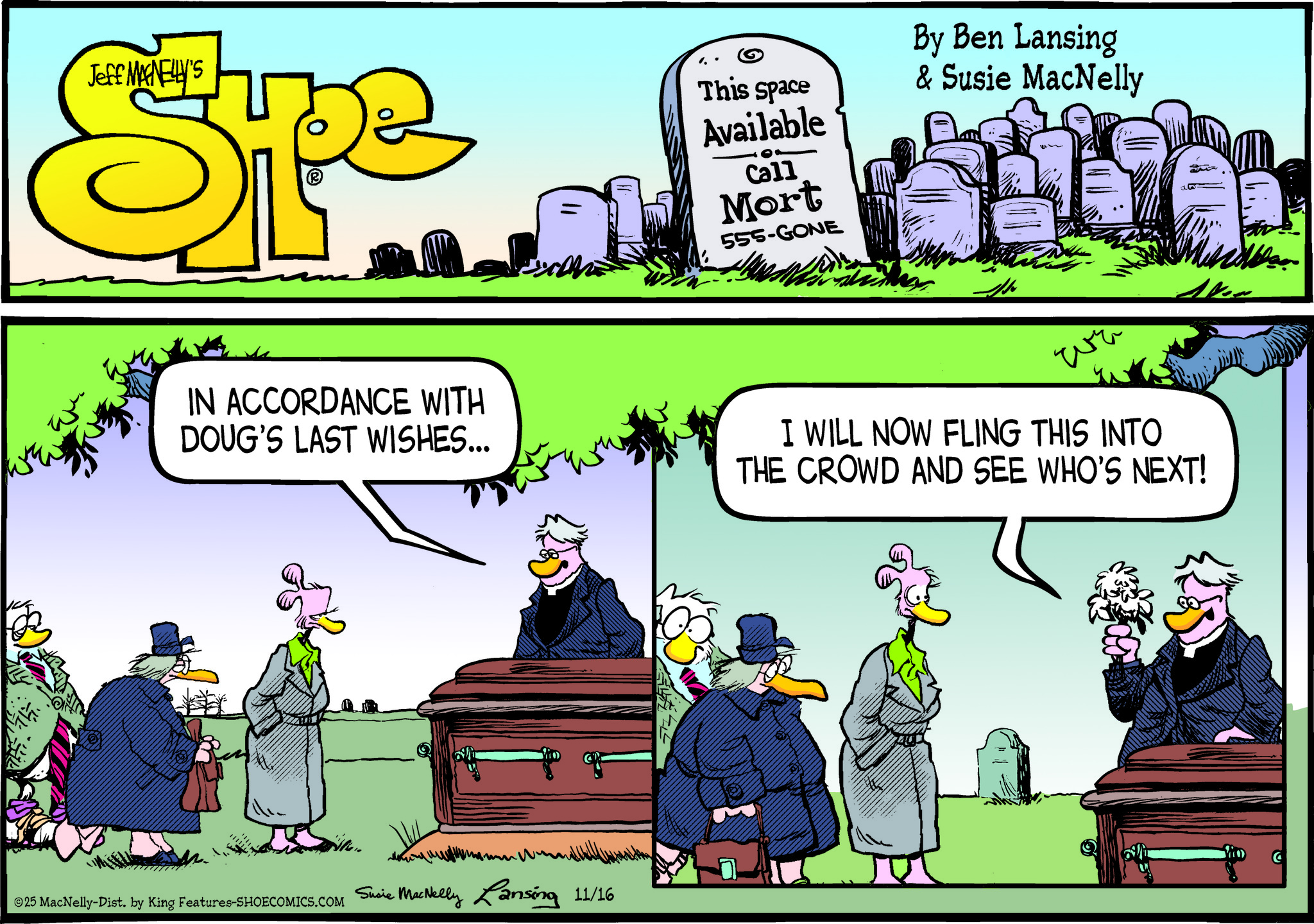 Shoe Comic Strip 2025-11-16 | Comics Kingdom