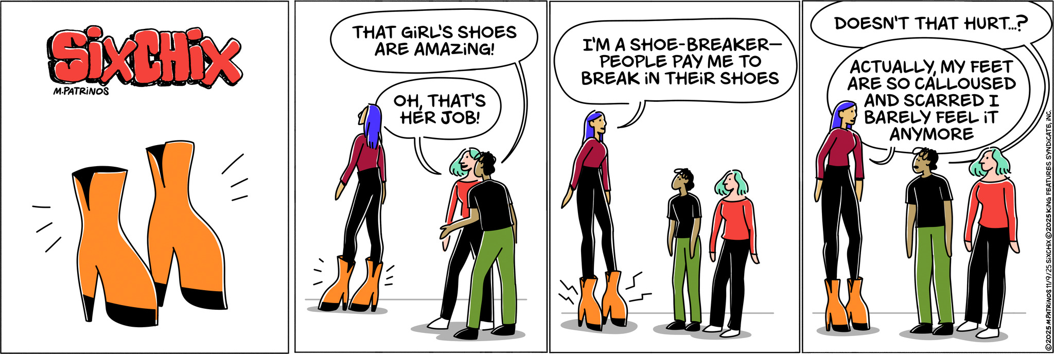 Six Chix Comic Strip 2025-11-09 | Comics Kingdom