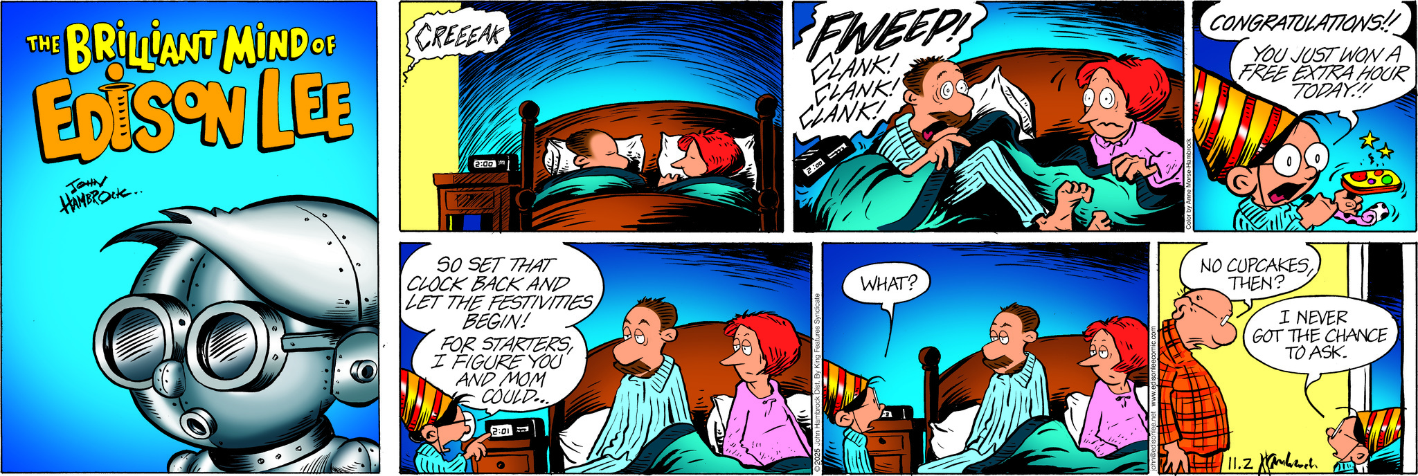 The Brilliant Mind Of Edison Lee Comic Strip 2025-11-02 | Comics Kingdom