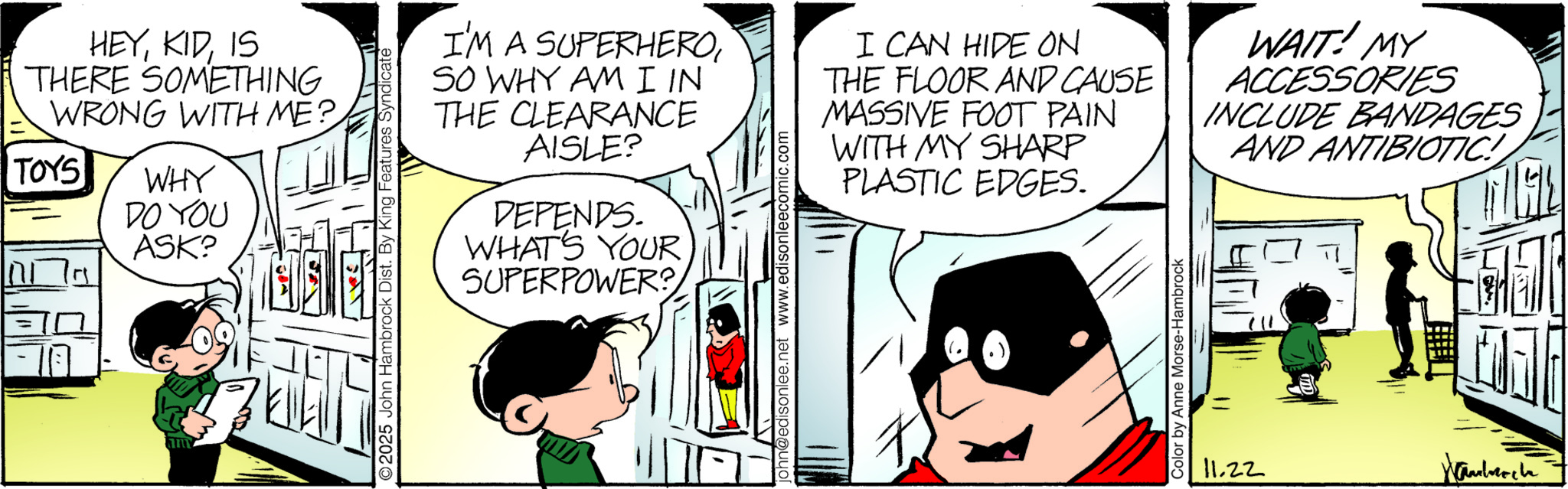 The Brilliant Mind Of Edison Lee Comic Strip 2025-11-22 | Comics Kingdom