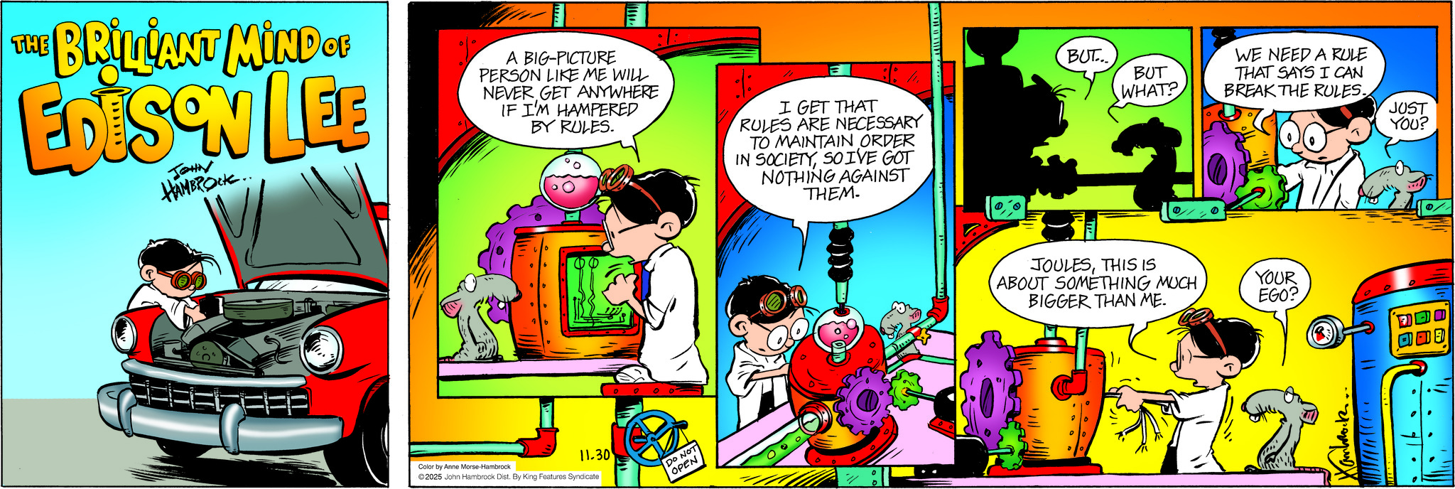The Brilliant Mind Of Edison Lee Comic Strip 2025-11-30 | Comics Kingdom