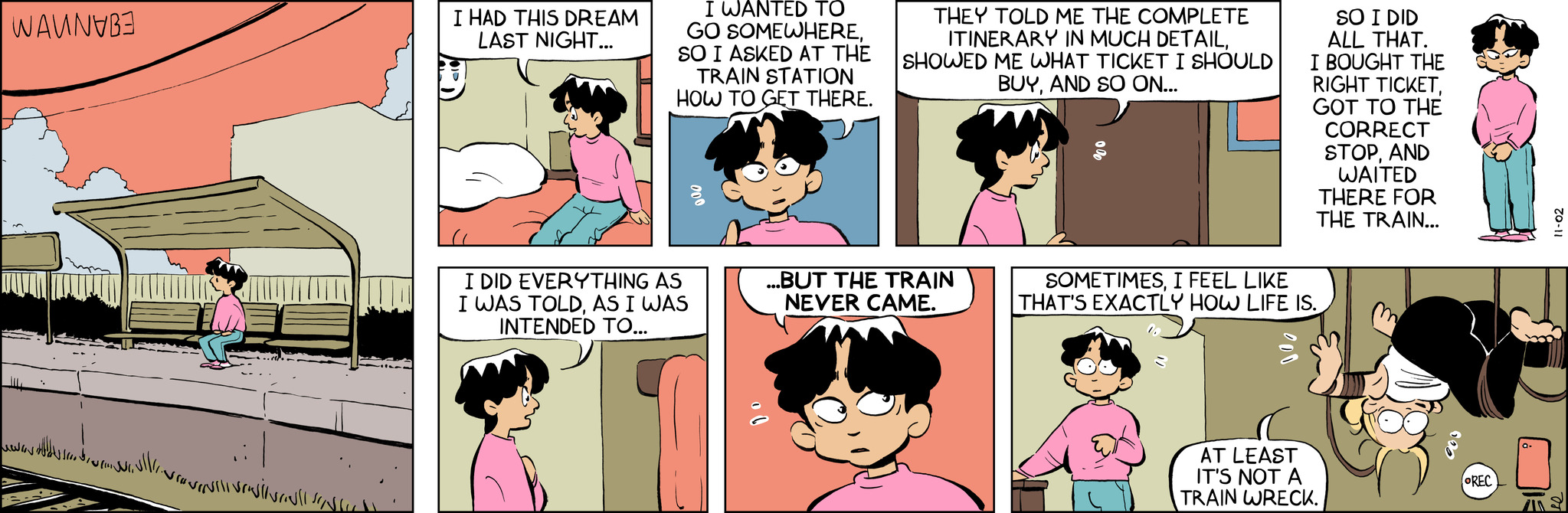 Wannabe Comic Strip 2025-11-02 | Comics Kingdom