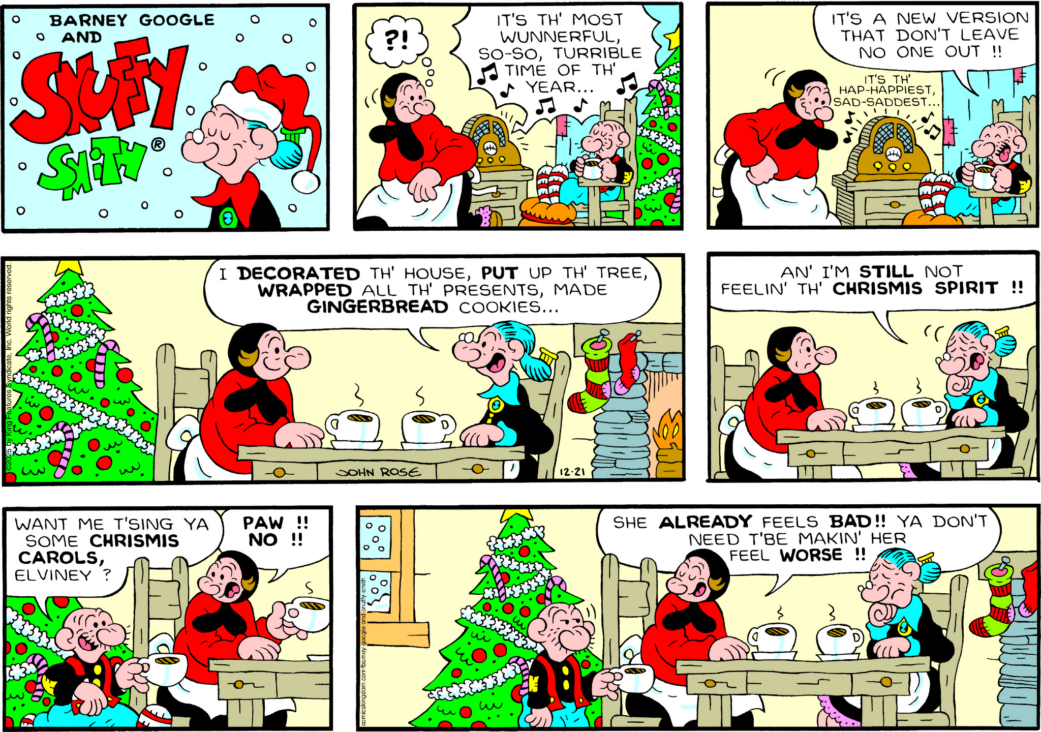 Barney Google And Snuffy Smith Comic Strip 2025-12-21 | Comics Kingdom