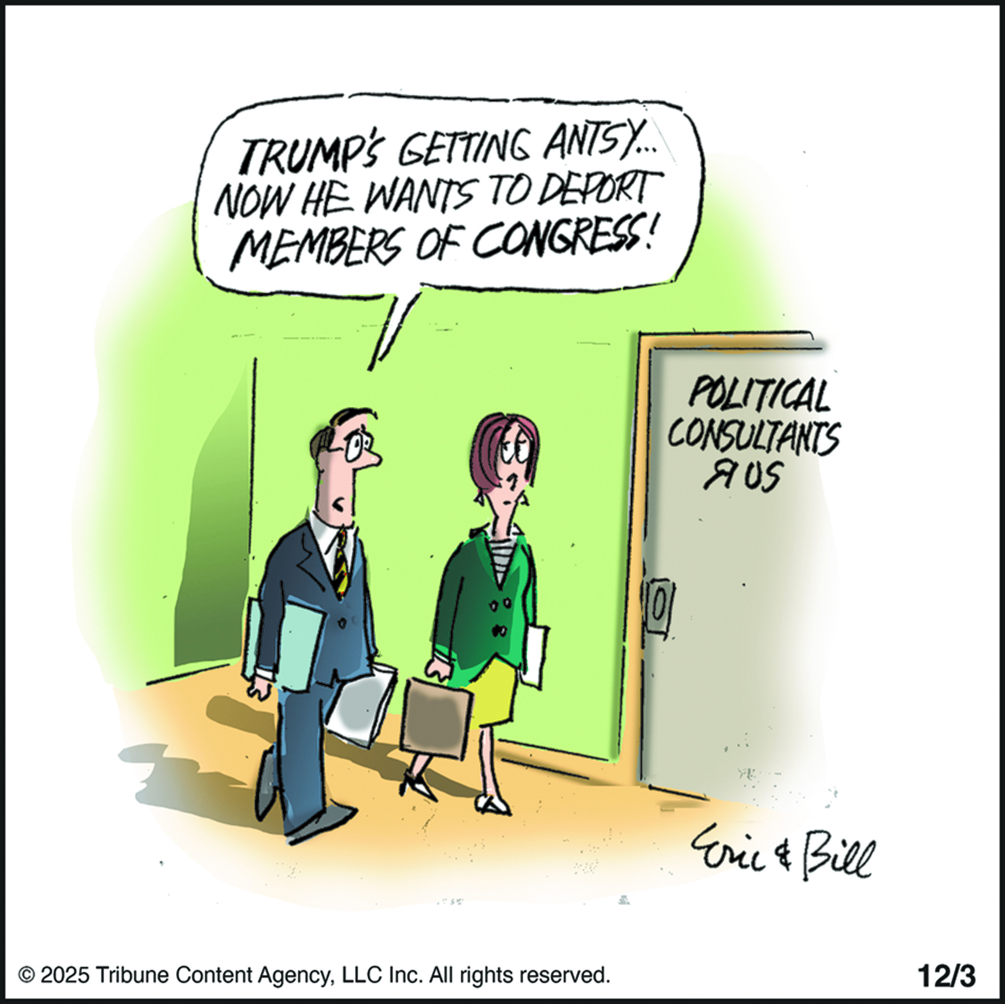 Bottom Liners Comic Strip 2025-12-03 | Comics Kingdom