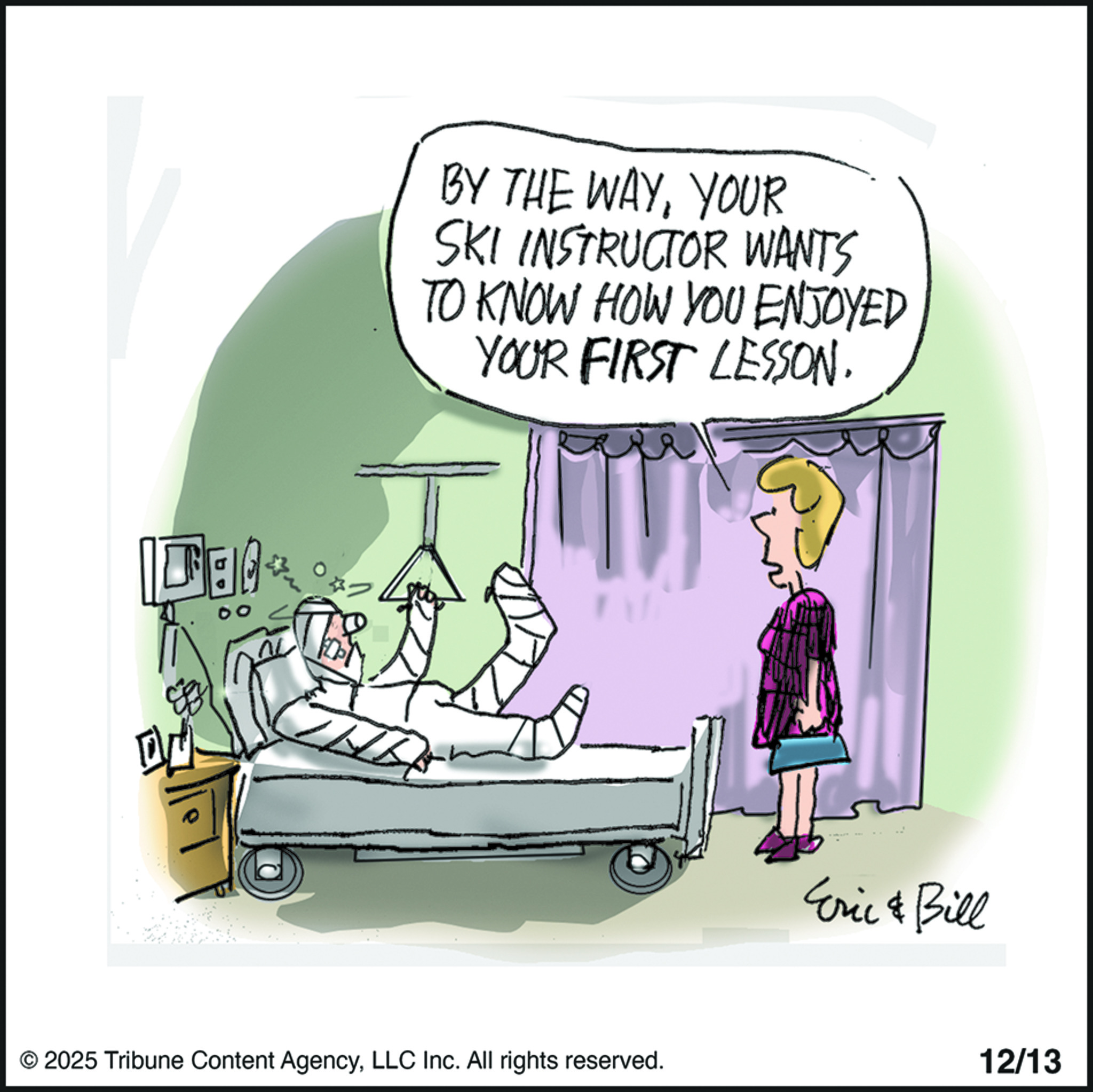 Bottom Liners Comic Strip 2025-12-13 | Comics Kingdom