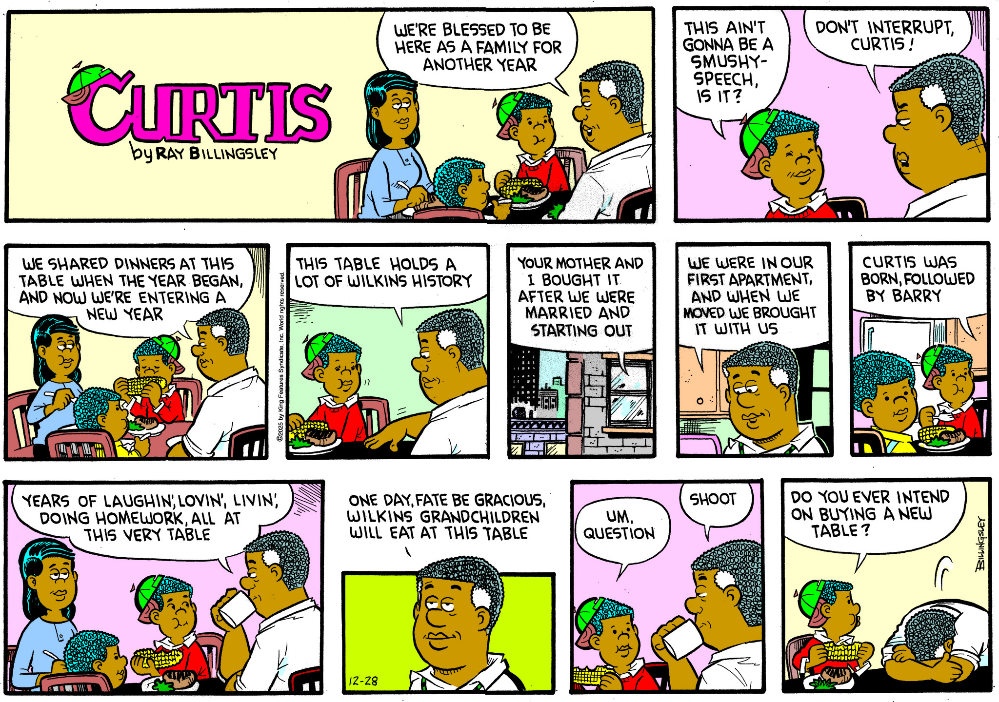 Curtis Comic Strip 2025-12-28 | Comics Kingdom