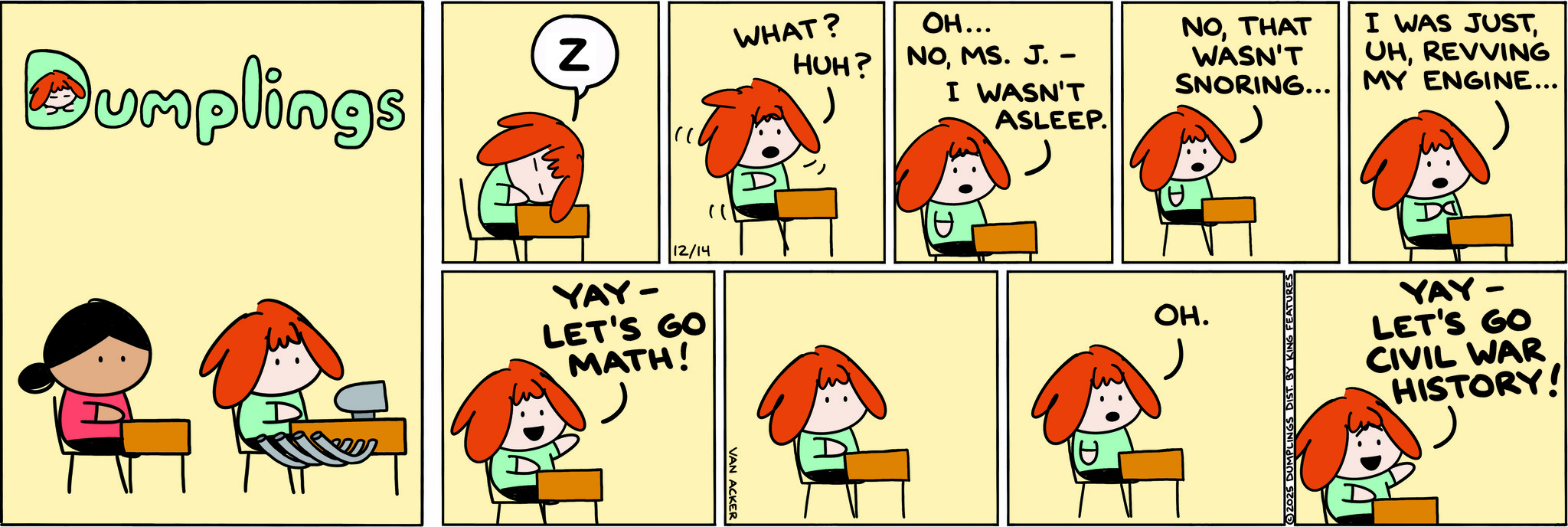 Dumplings Comic Strip 2025-12-14 | Comics Kingdom
