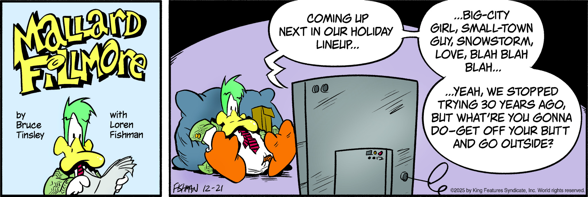 Mallard Fillmore Comic Strip 2025-12-21 | Comics Kingdom