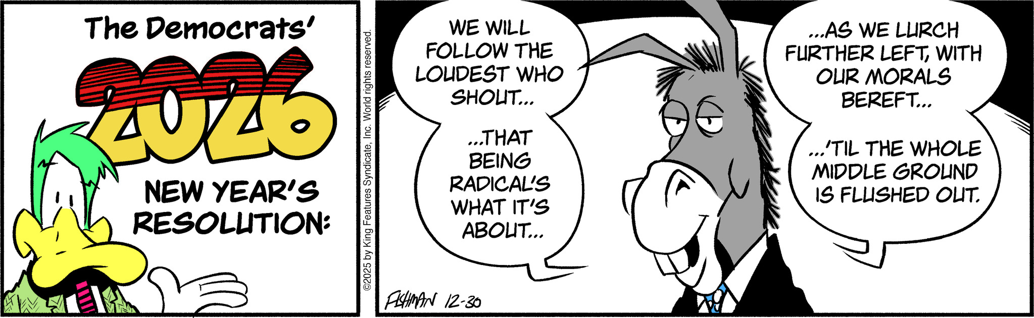 Mallard Fillmore Comic Strip 2025-12-30 | Comics Kingdom