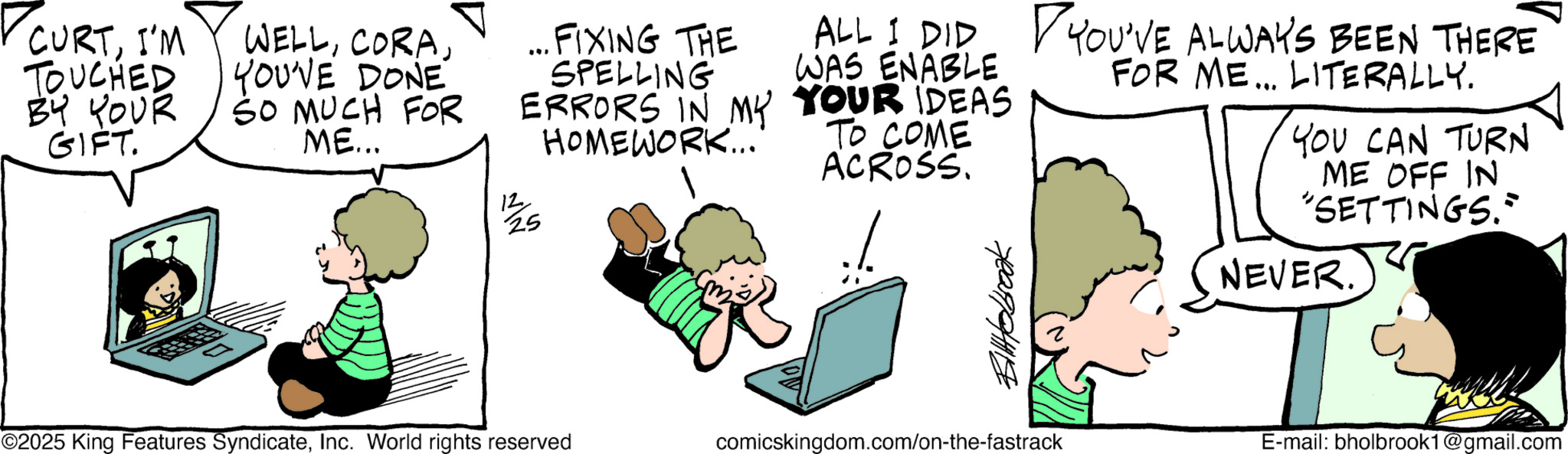 On The Fastrack Comic Strip 2025-12-25 | Comics Kingdom