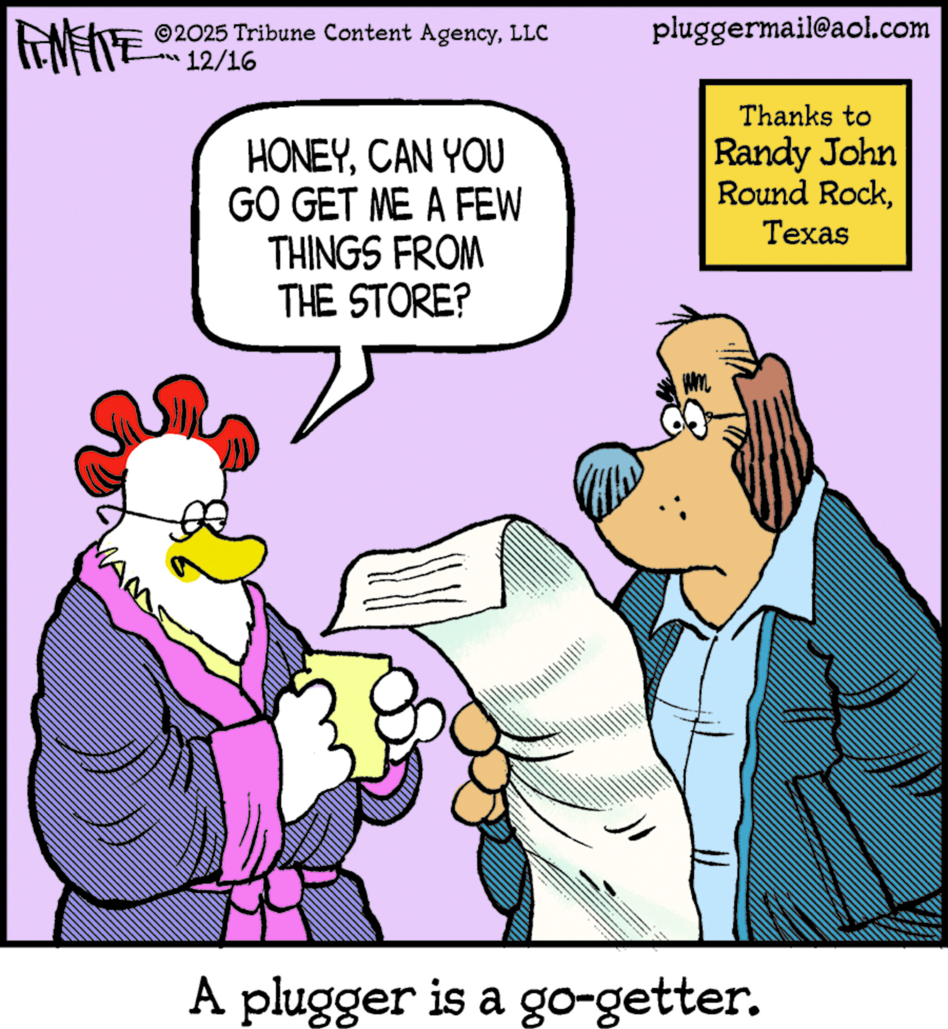 Pluggers Comic Strip 2025-12-16 | Comics Kingdom