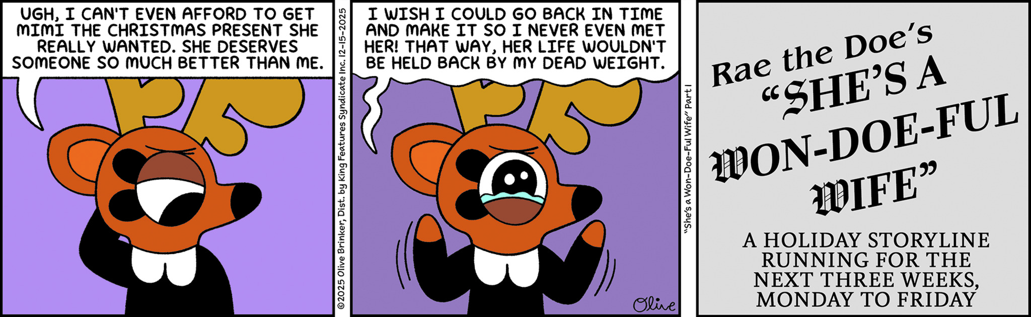 Rae The Doe Comic Strip 2025-12-15 | Comics Kingdom