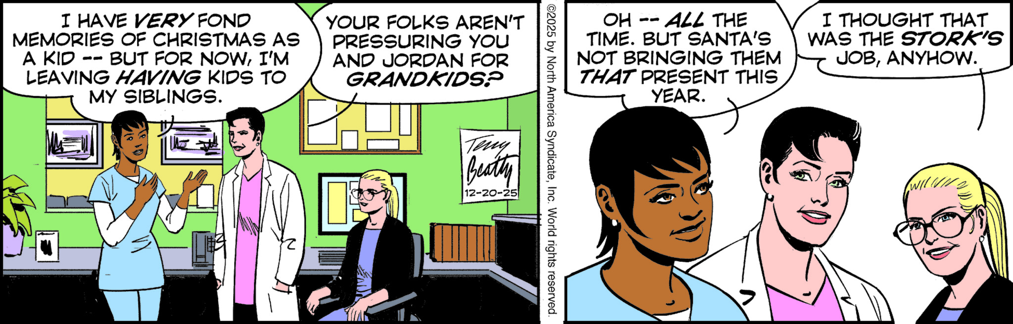 Rex Morgan M.D. Comic Strip 2025-12-20 | Comics Kingdom