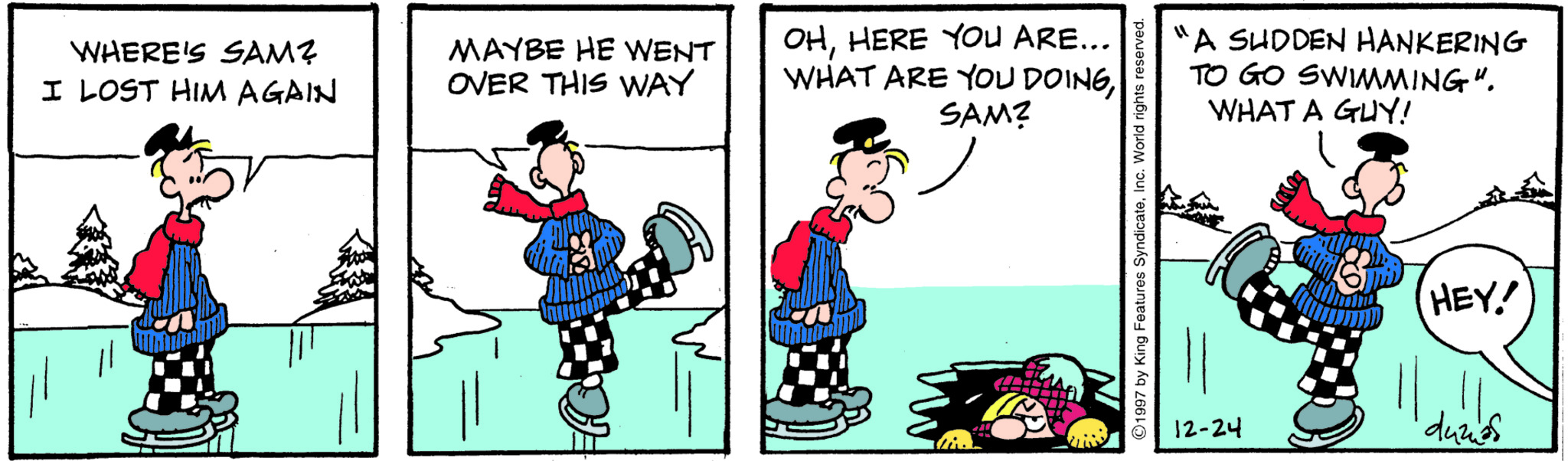 Sam And Silo Comic Strip 2025-12-24 | Comics Kingdom